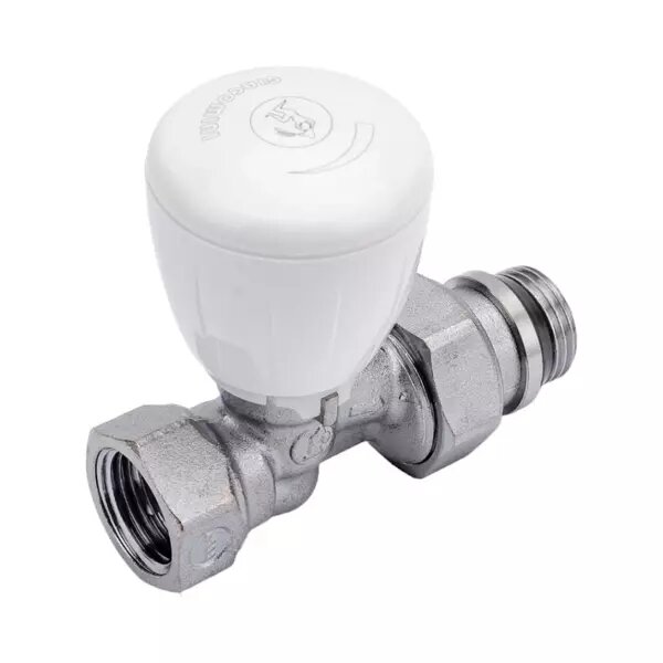 Клапан проходной 1/2"х1/2" вн/нар. с американкой прямой, Giacomini