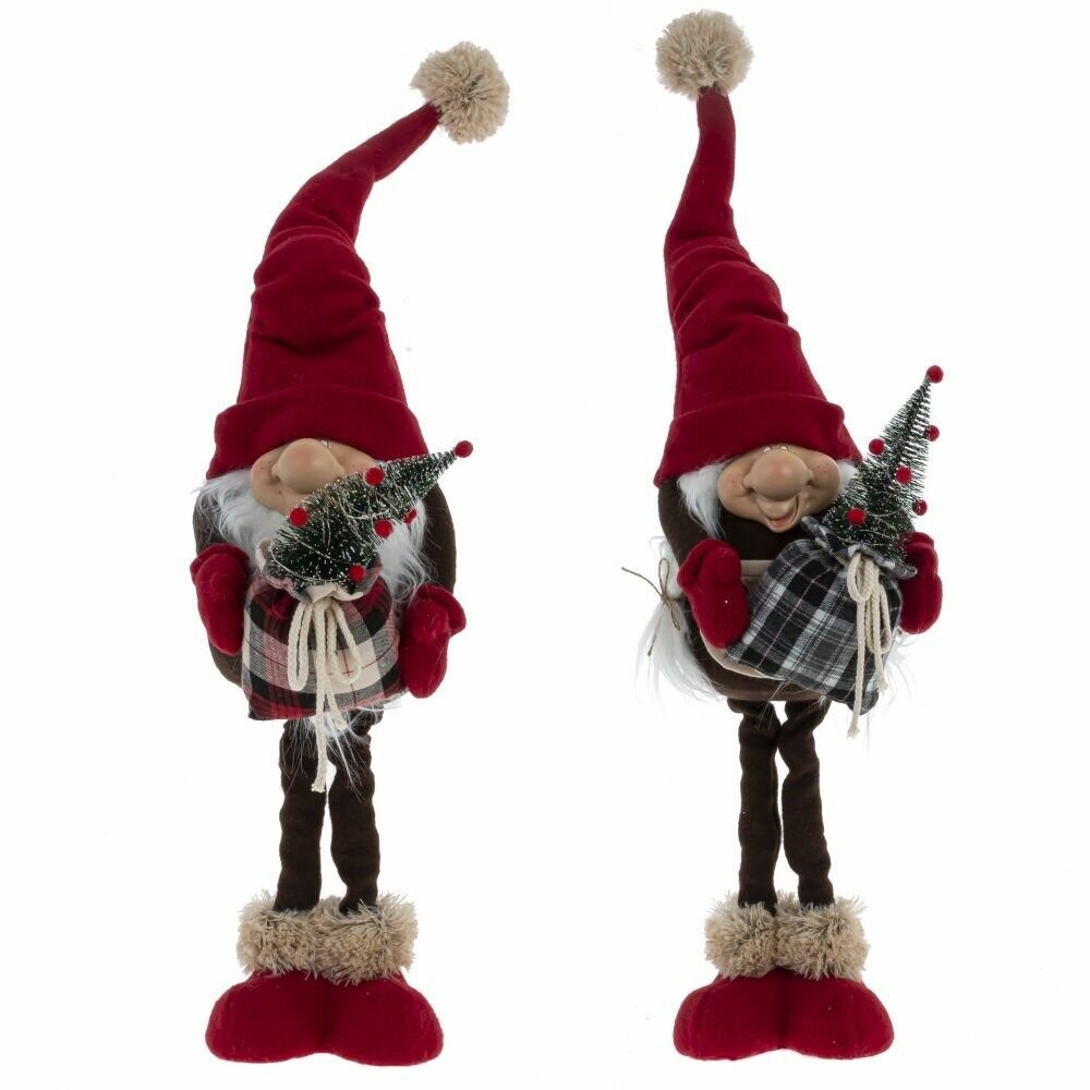 Игрушка набивная телескопическая "Гном", L21 W23 H78 см, 2 вида, 1 штука