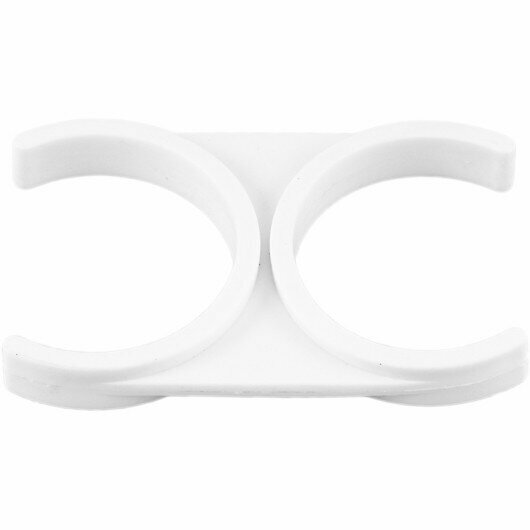 Клипса держатель двойной 2,5"-2,5" к 2 линейным картриджам, Большая/Большая (MC-2525W)