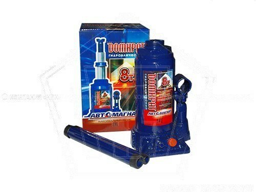 Домкрат гидравлический 8.0т (200-385 мм) автомагнат (am-13-k-007)