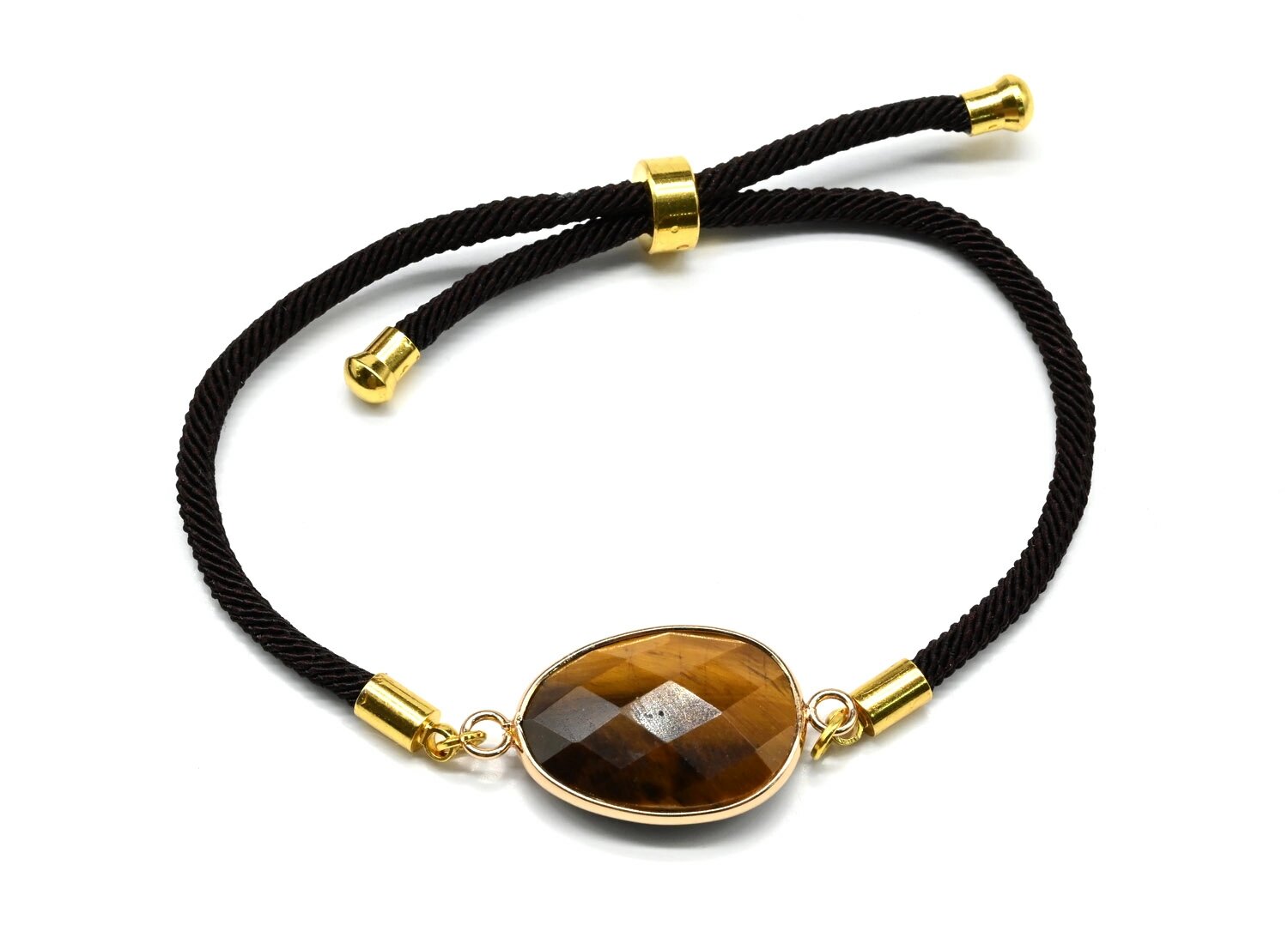 Браслет, тигровый глаз