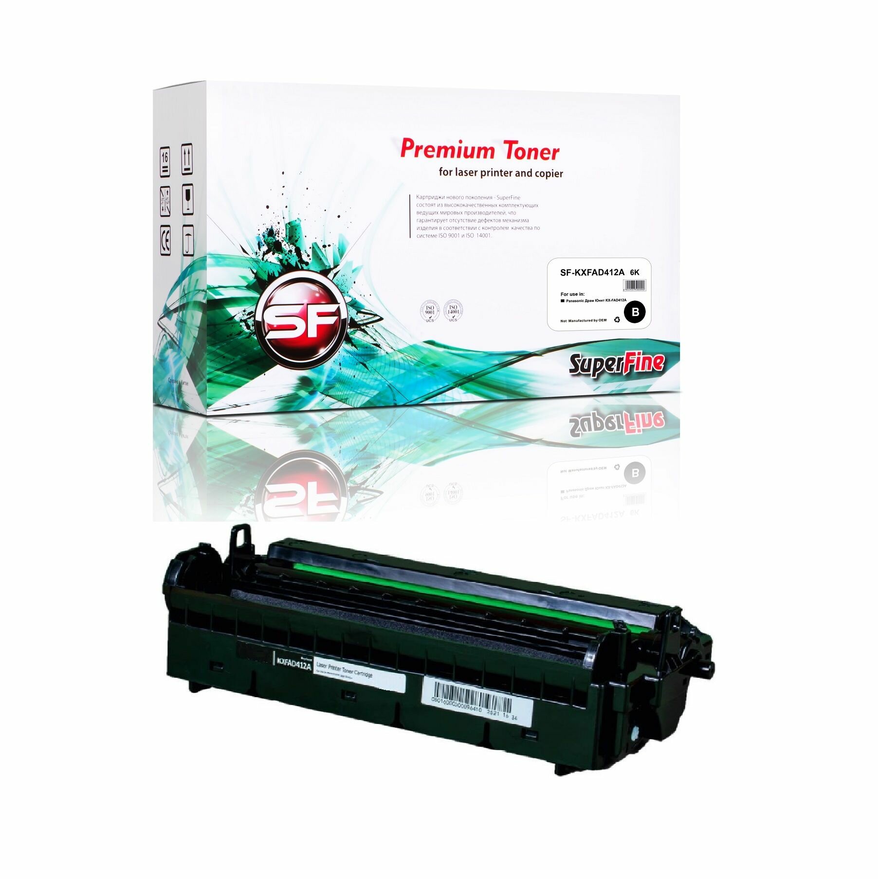 Драм-картридж KX-FAD412A для Panasonic KX-MB1900/2000/2020/2030 6K SuperFine