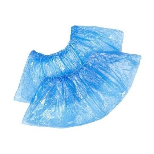 Бахилы MasterMed одноразовые, материал полиэтилен, 1 слой, 1,80 г, 16 мкм, 50 пар в упаковке (320)