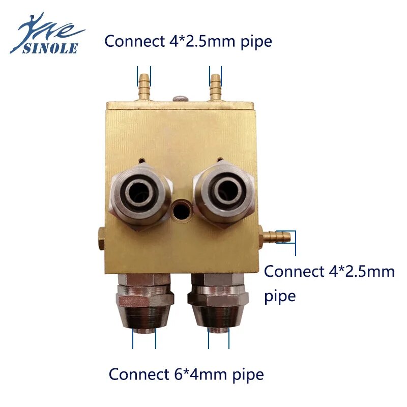 Двухпозиционный регулирующий клапан для стоматологического кресла, напольный клапан, интегрированный клапан для воды и воздуха, аксессуары для стоматологического кресла