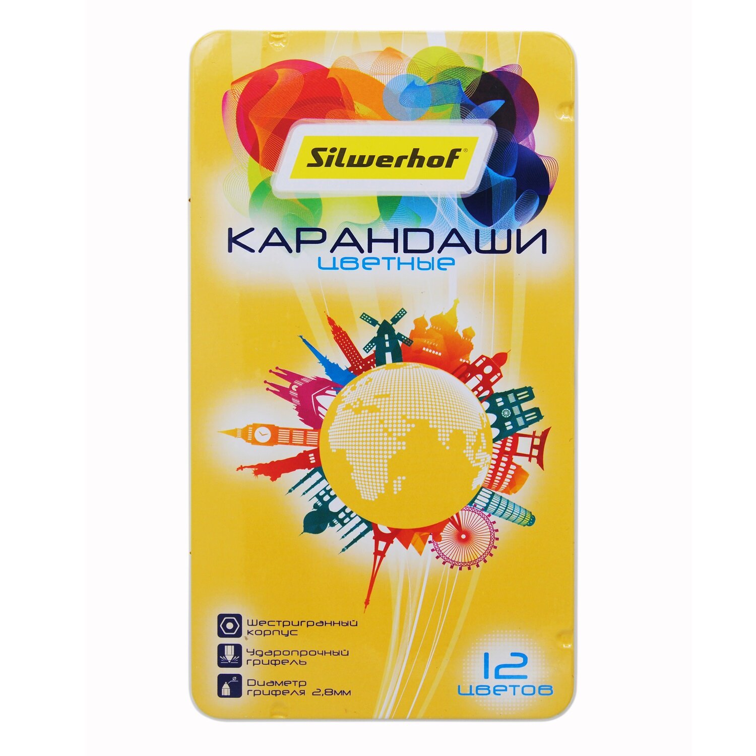 Карандаши цветные Silwerhof 12 шт.