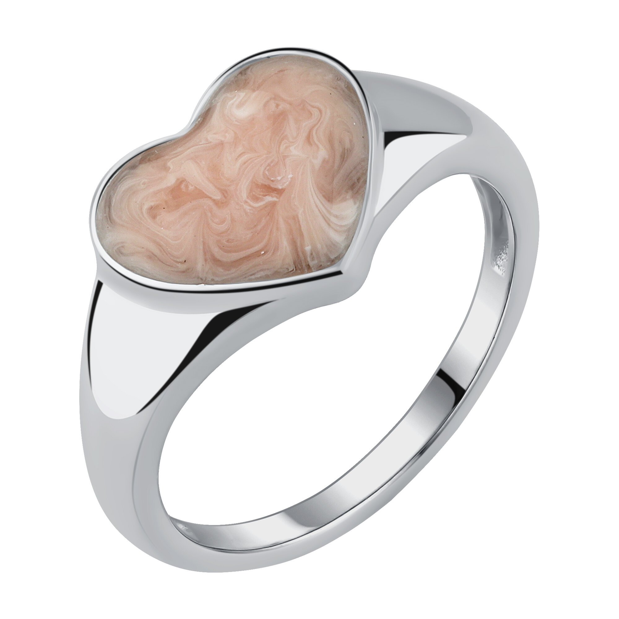 Кольцо, серебро, 925 проба, родирование, эмаль