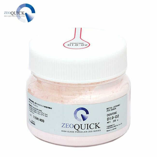 Дентин-1.0 Dentine D1.0-D2, порошок, 200г, ZEOQUICK, Yamakin (Япония)