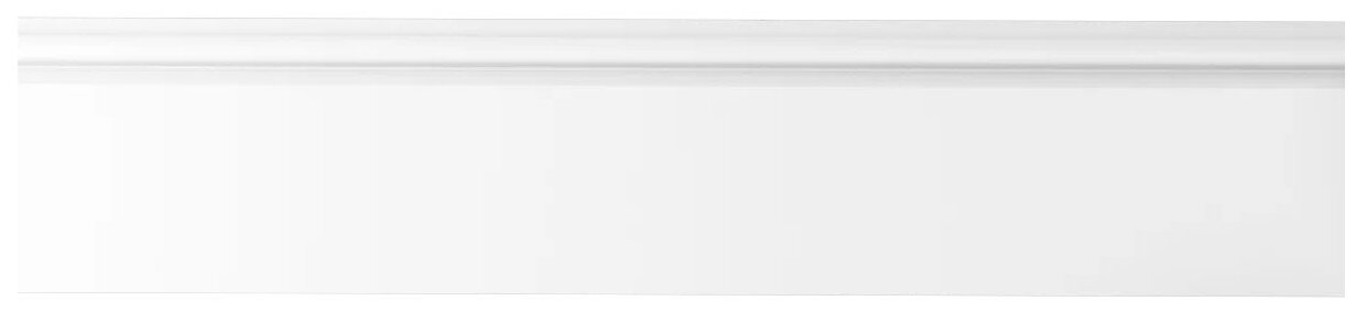Плинтус bellodeco П7, 70x20x2000 мм, белый, под покраску, 1 шт.