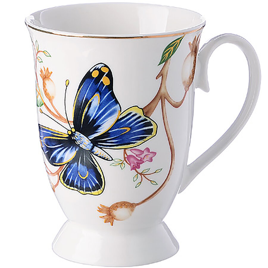 Кружки набор 6 шт Loraine, костяной фарфор, 300 мл