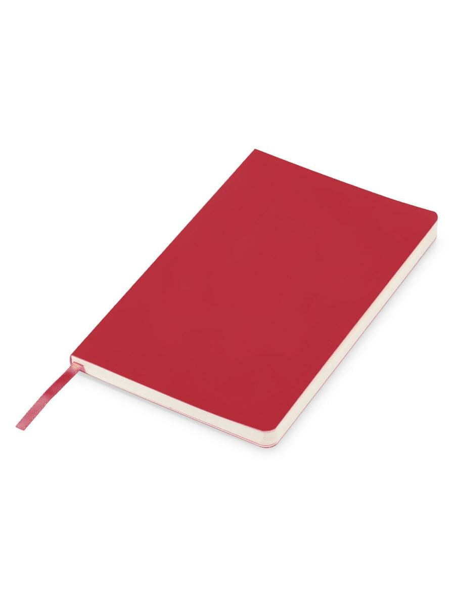 Блокнот в гибкой обложке А5 «Softy 2.0», цвет красный