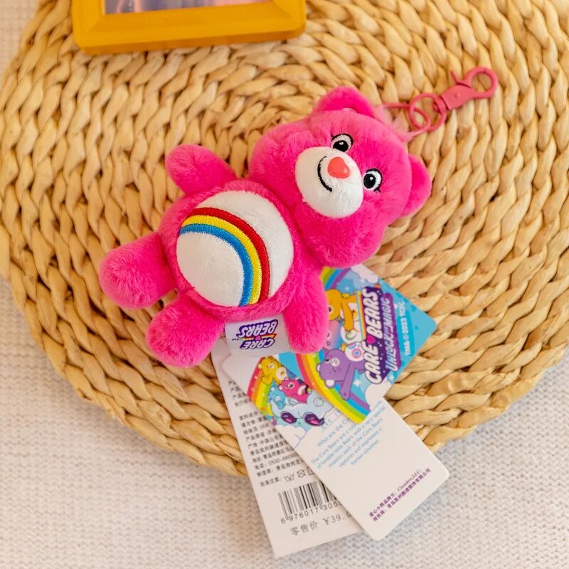 Плюшевый брелок Care Bears Радужный медведь Розовый, Red