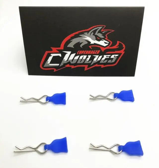 GWOLVES Силикагель зажимы R штифты для RC моделей 1/10 Синий, Синий