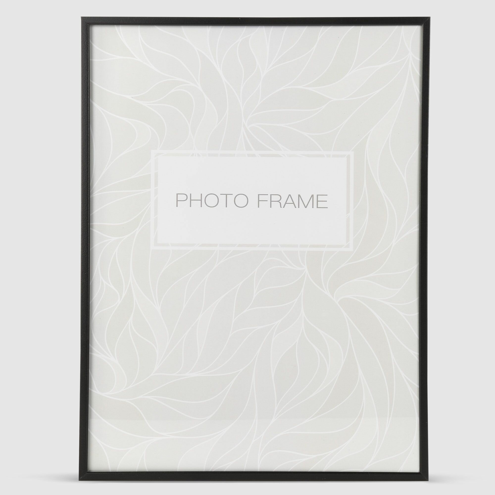 Фоторамка Intco алюминий черная 30х40 см, рамка для фото