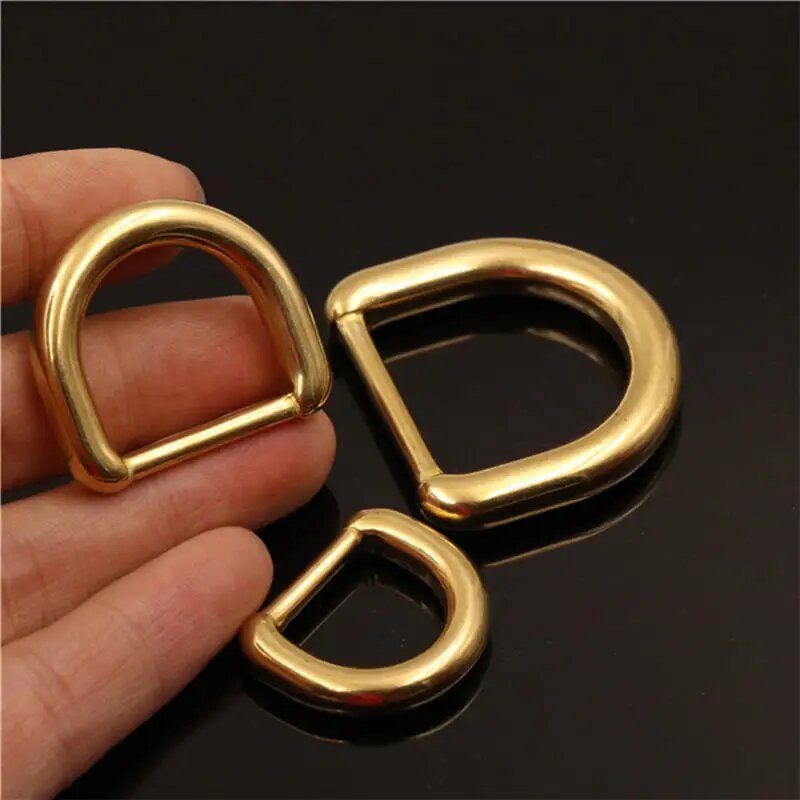CLOXY Латунная D-пряжка 15 мм, цвет Inner width 15mm