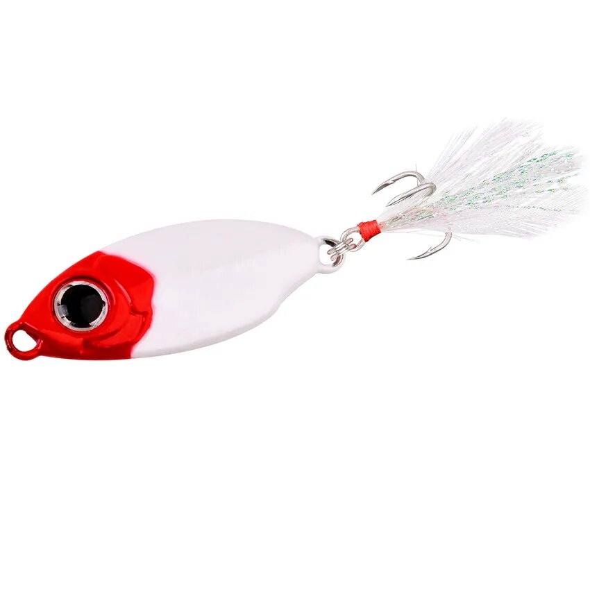 Рыболовные блесны 10г 15г 20г 25г Белый, 15g, E-with hook