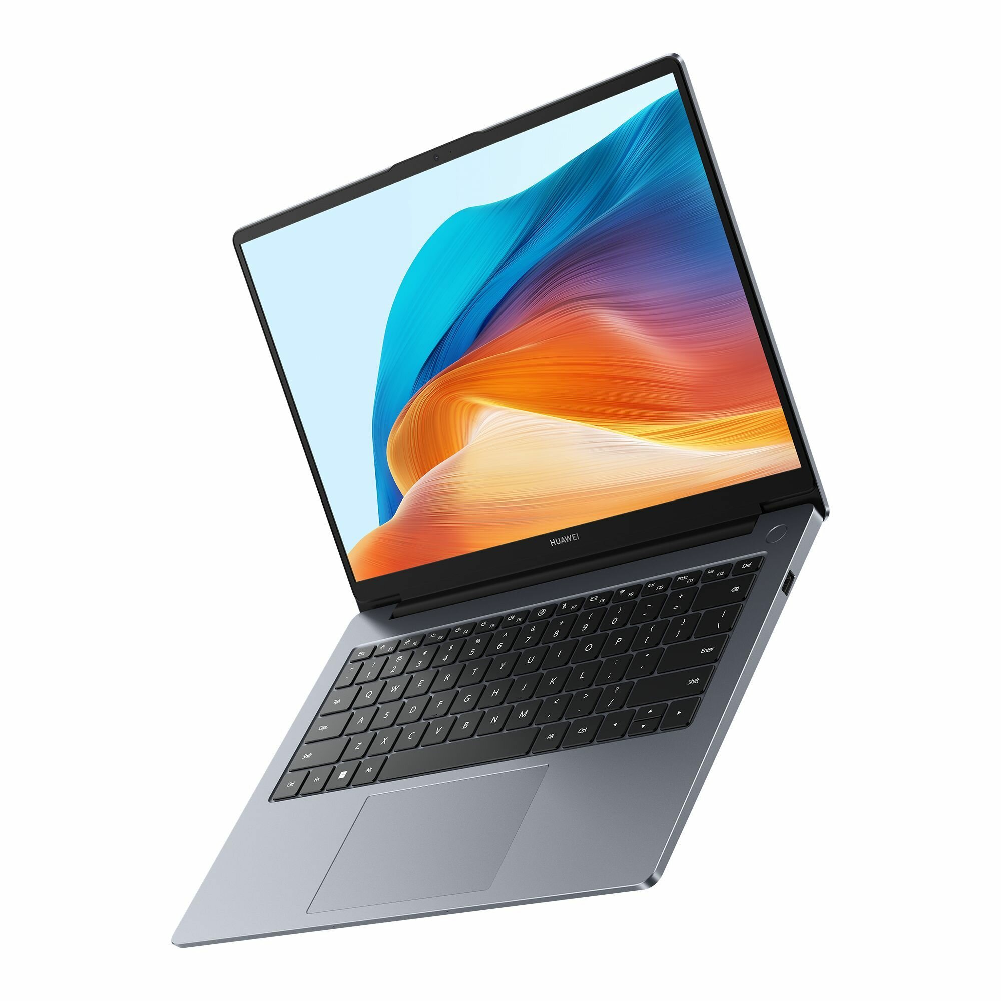 HUAWEI MateBook D14 2024 Ноутбук 14", Intel Core i5-13420H, RAM 16 ГБ, SSD 512 ГБ, Intel UHD Graphics, Windows Home, (53014BRW), серый металлик, Русская раскладка