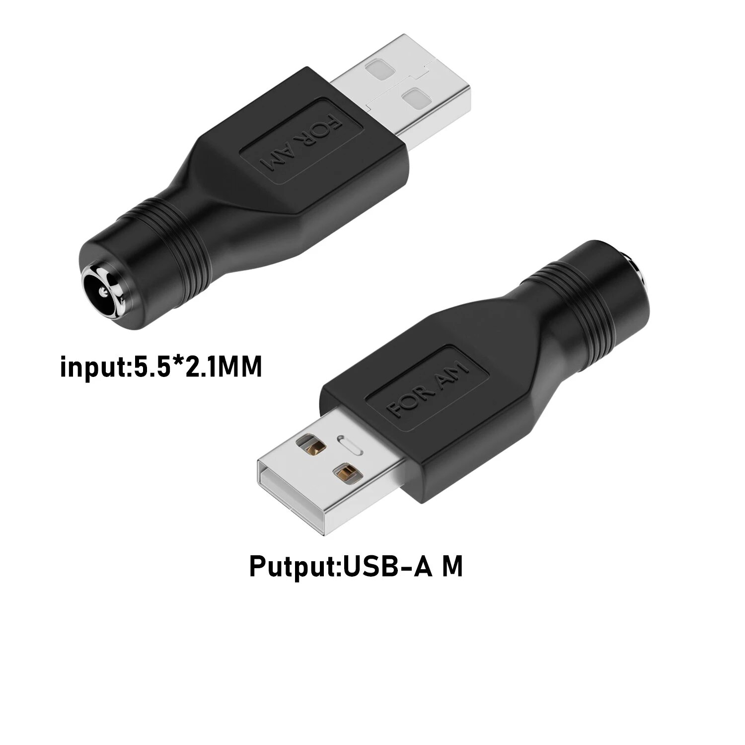DC 5,5*2,1 мм к Type-c Micro Mini USB 5-контактный USB-папа-мама Для освещения Адаптер питания Разъем для зарядки 5 В 3A Разъем USB C