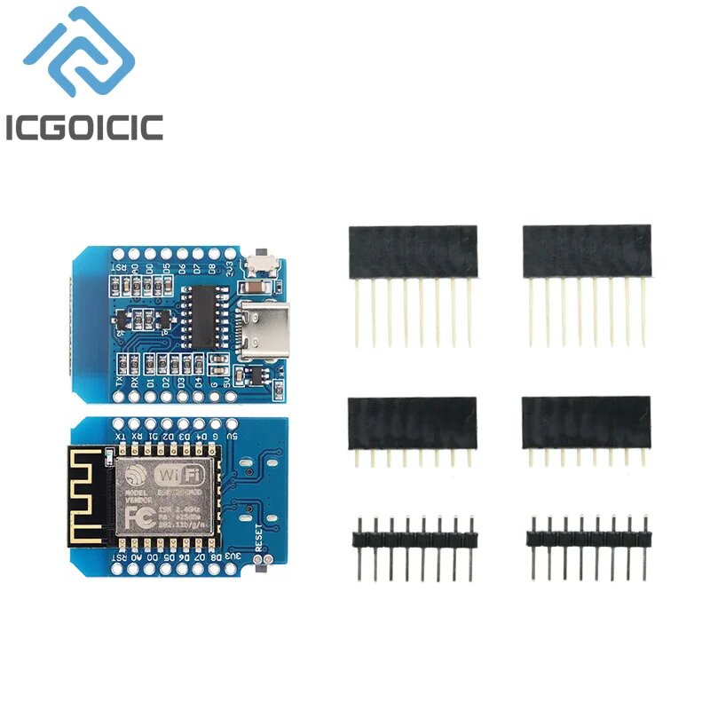 WeMos D1 Mini Pro V3.0/V4.0 WIFI плата, Color: D1 MINI TYPE-C