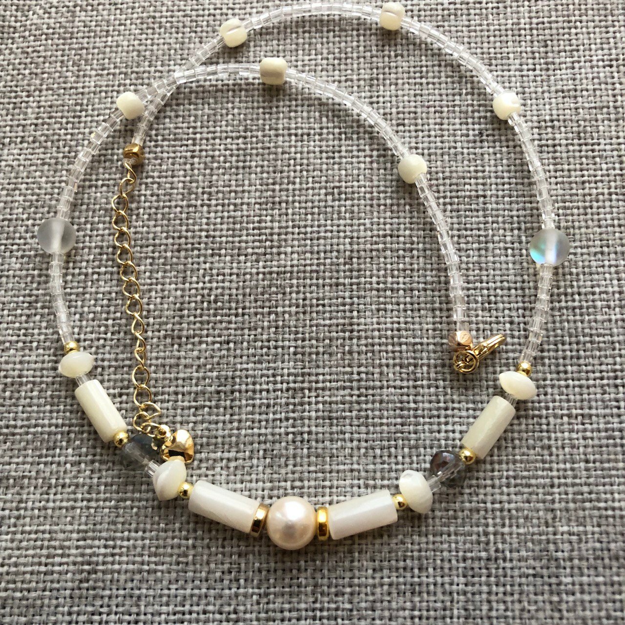 Чокер, жемчуг пресноводный культивированный