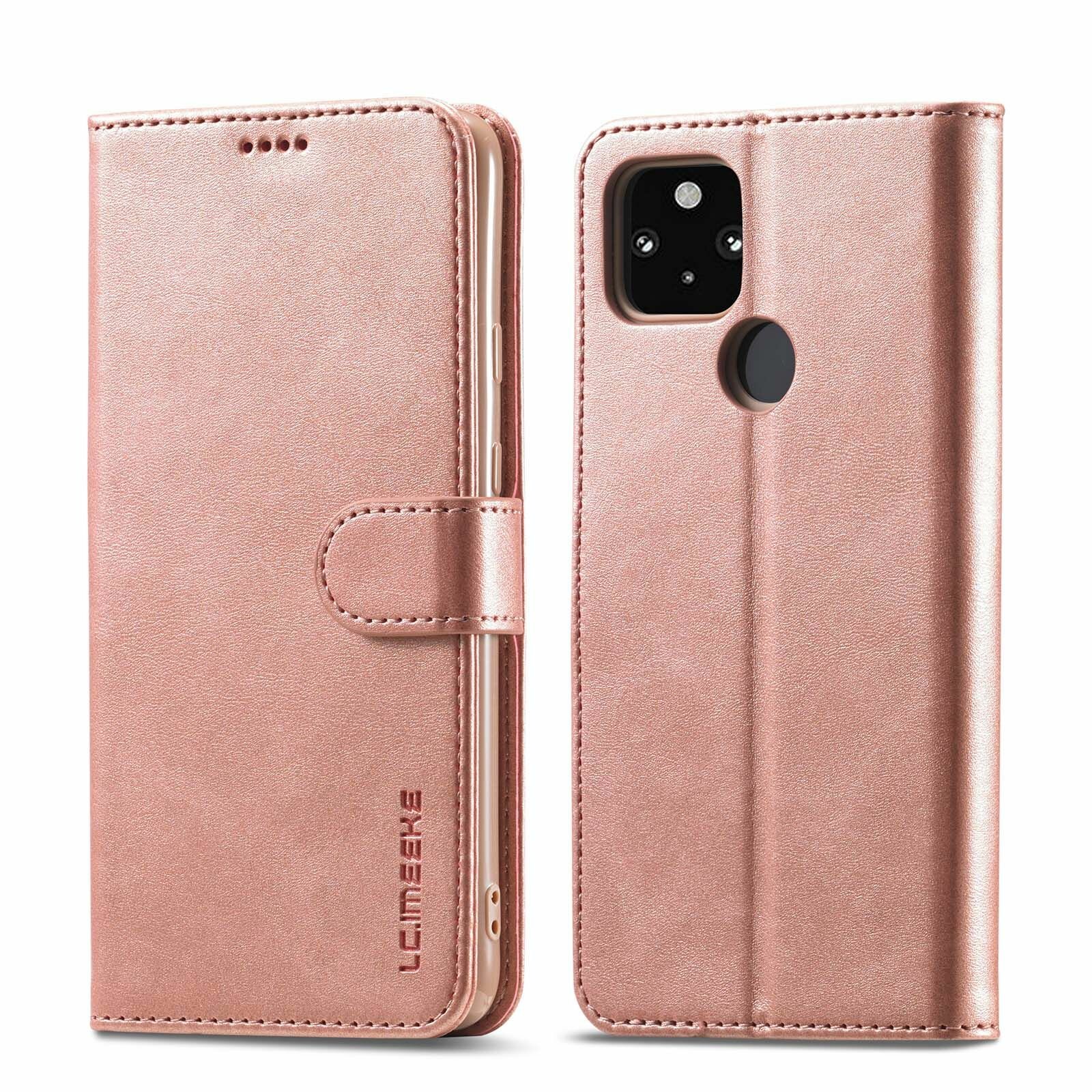 Кожаный книжка чехол LCIMEEKE / MyPads для OPPO A15/A15S/A35 2021 с визитницей из экокожи