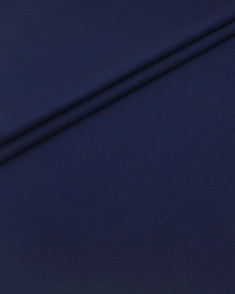 Ткань саржа 100% хлопок. Плотность 260 гр/м2. Цвет темно-синий. Готовый отрез 3*1,5м