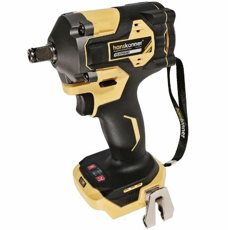 Гайковерт аккумуляторный Hanskonner HCD20420BL ударный бесщеточный PLATINUM (18В, 1BatterySystem, 420Нм, 1/2", без АКБ и ЗУ)