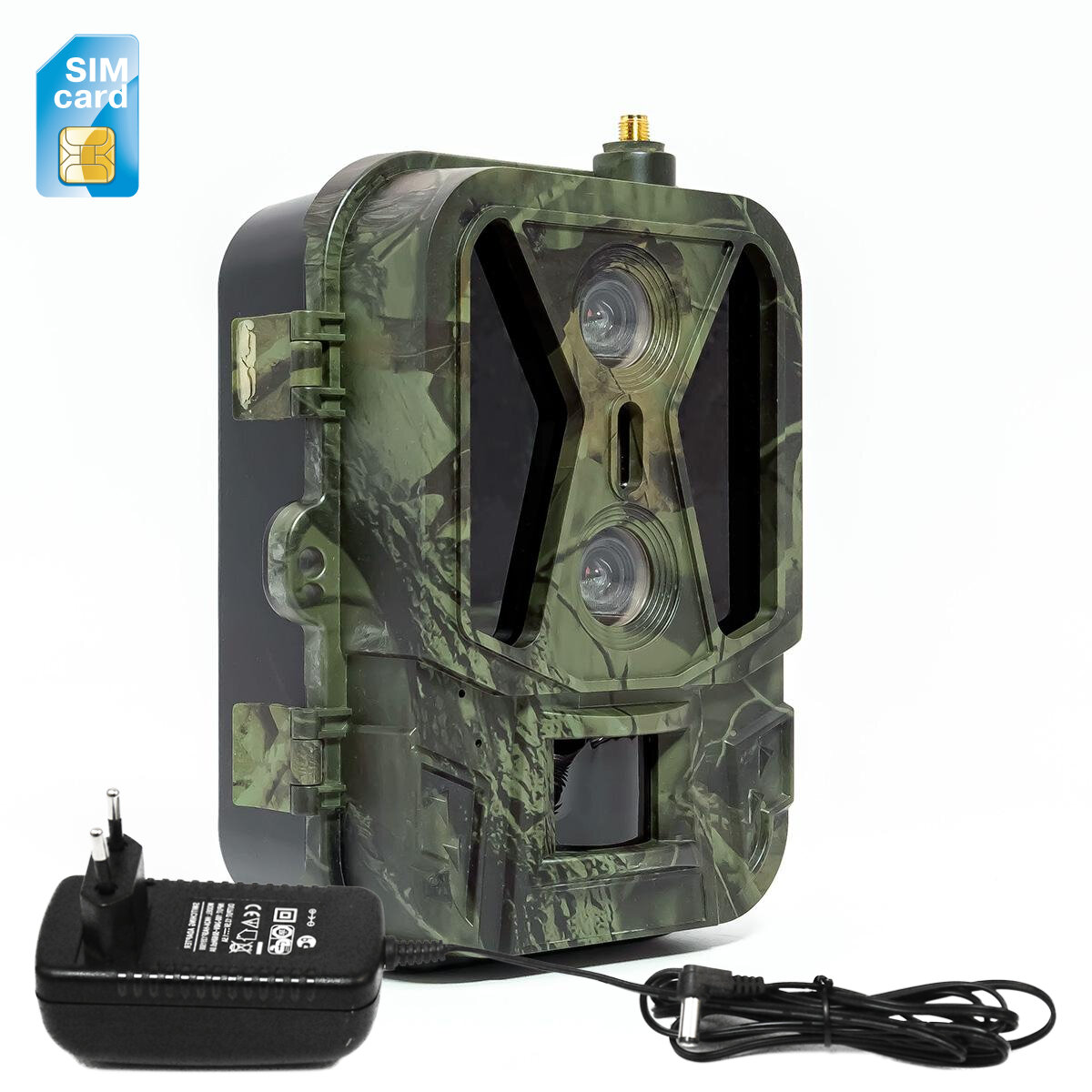 Лесная охранная 4К/4G камера Filin HC-Ultra-Li (950) (RUS) (F83532LU) с двойной камерой для охоты и охраны с невидимой ночной ИК подсветкой и датчик