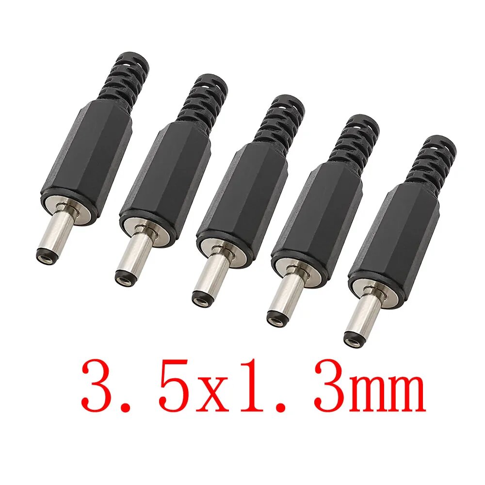 Набор разъемов питания постоянного тока 5 шт. 3.5x1.3mm