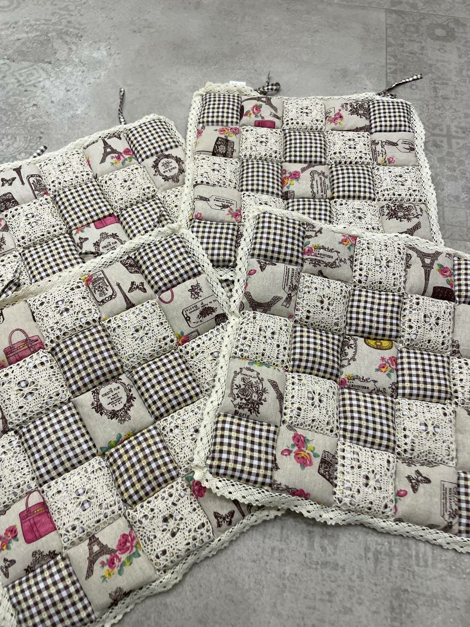 Подушка-сидушка на стул 4шт.