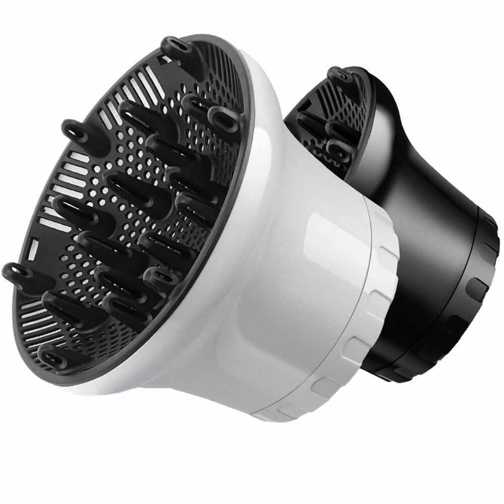 Универсальная насадка-диффузор для волос для вьющихся волн, густых и натуральных, для 99% использования фена, регулируется до 1,65-3,14 дюйма