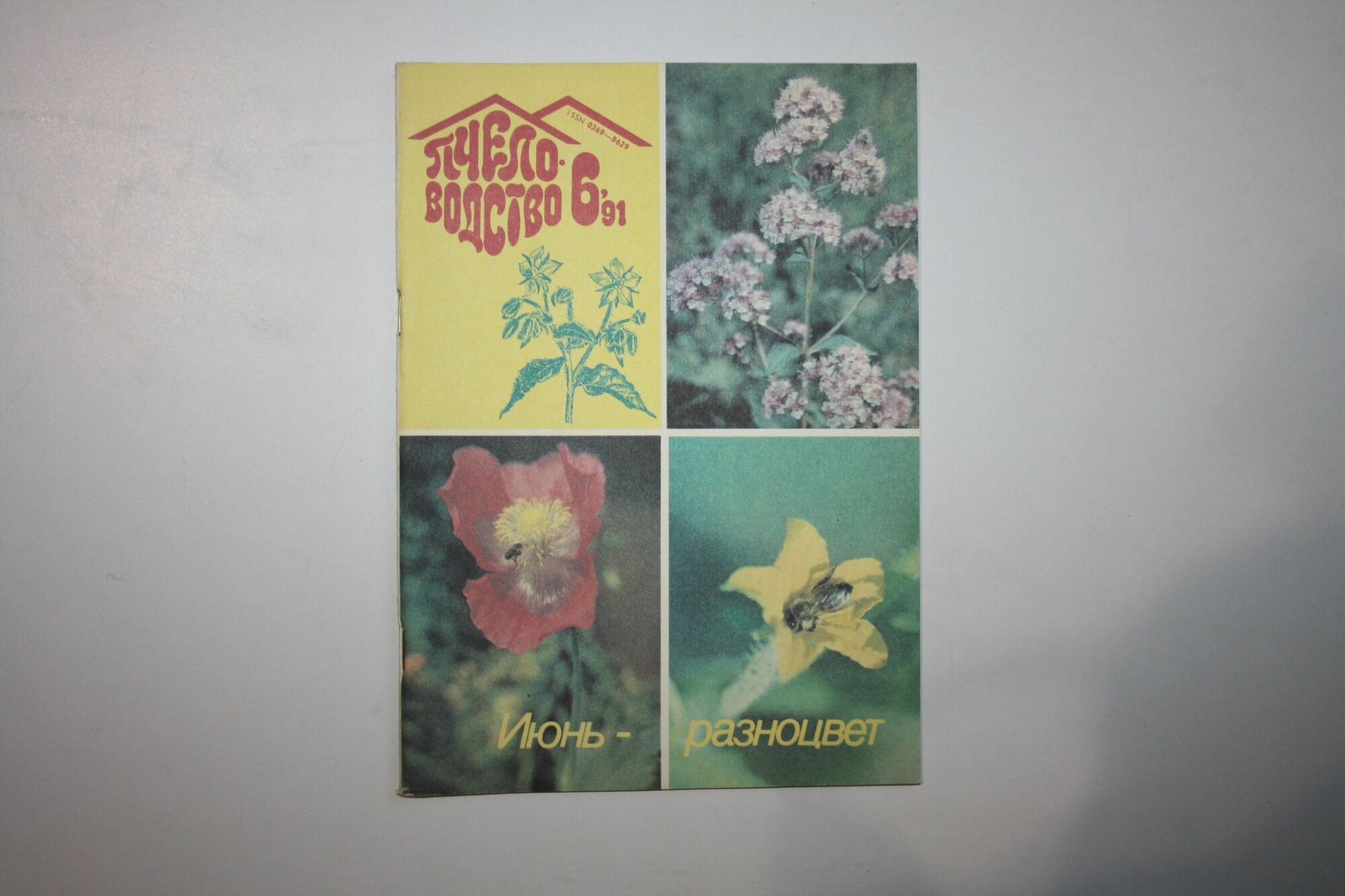 Журнал Пчеловодство № 6, 1991