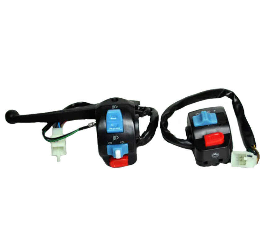 Переключатели руля в сборе с левым рычагом скутера 50- 80 см3