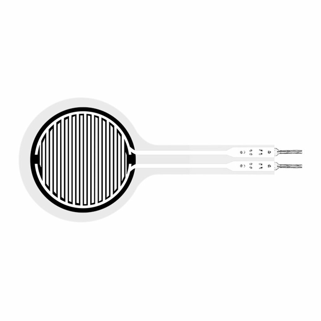 Полимерный пьезоэлектрический датчик давления PVDF MD30~60@10 кг Гибкий пьезоэлектрический пленочный датчик Тонкопленочный датчик давления