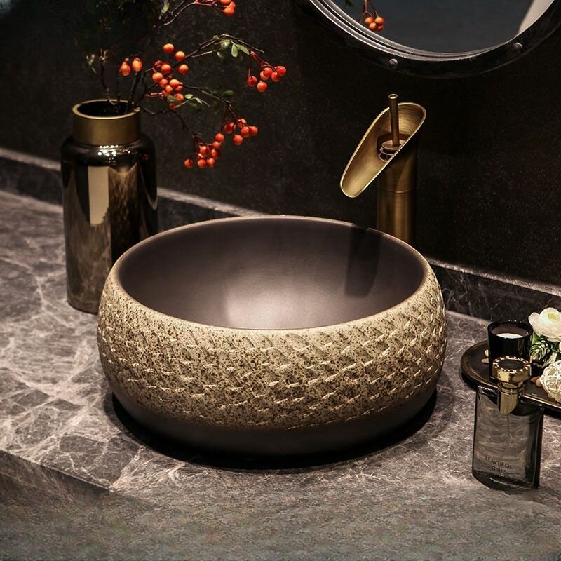 Раковина, Керамические материалы , подходящие для дома, гостиницы и т. д/ винтажная