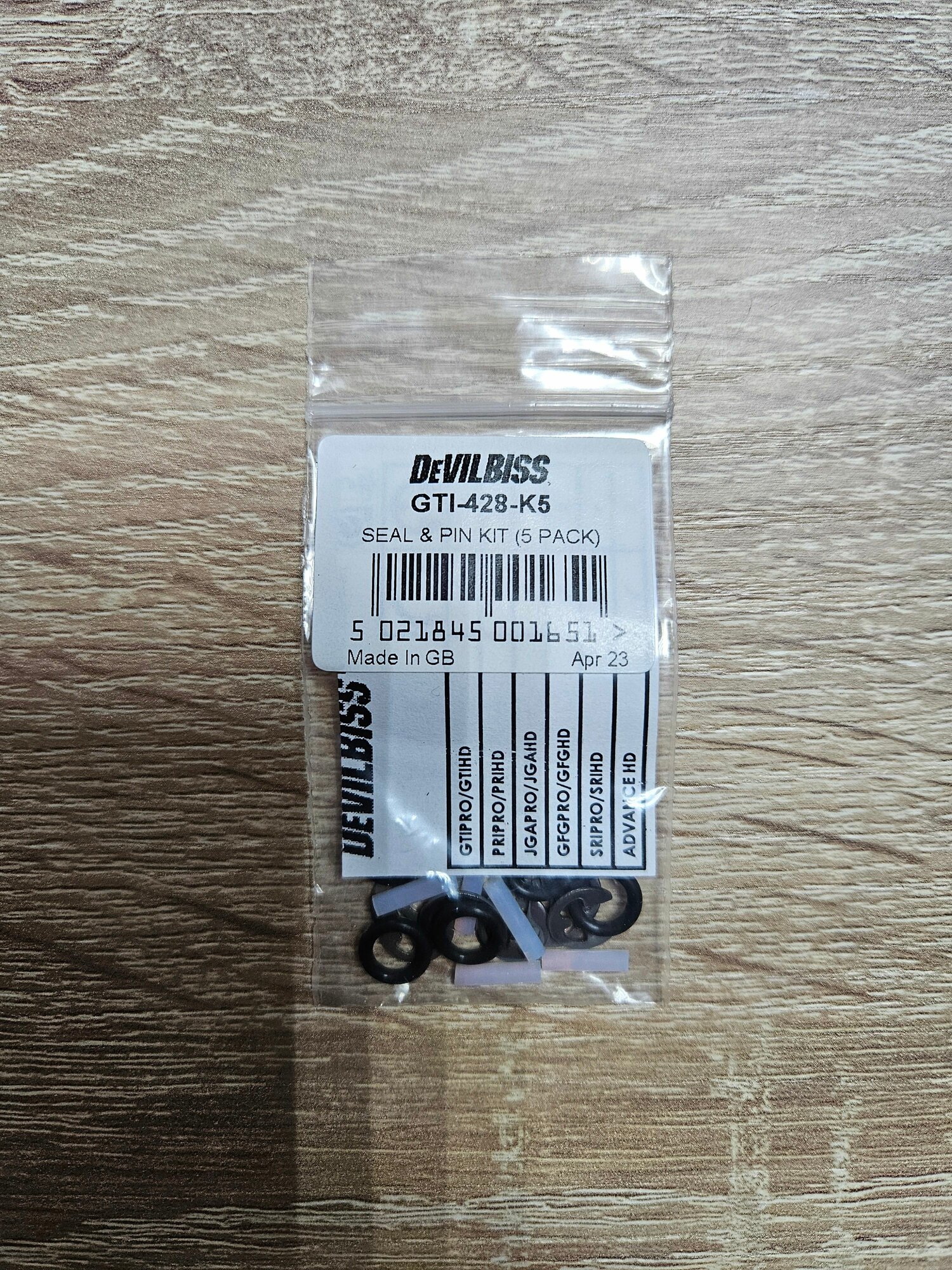 Ремкомплект Devilbiss GTI-428-K5