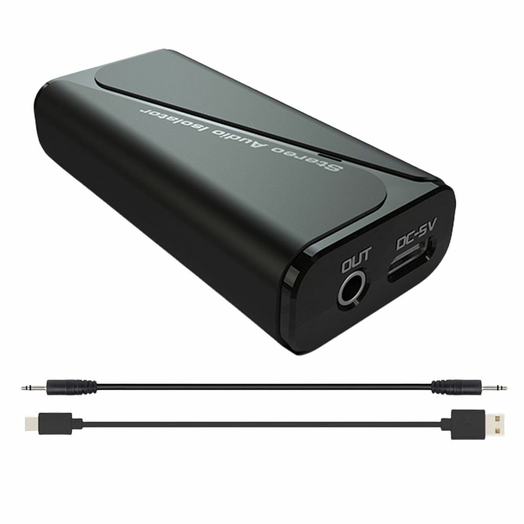 Заземляющий Шумоизолятор с разъемом 3,5 мм для автомобильных аудиосистем и домашних стереосистемных Систем Устраняет Шум и Жужжание