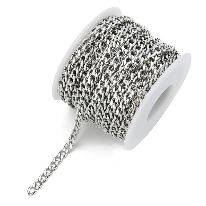 Кубинская цепочка из нержавеющей стали Semorilry 2 м 4,5 мм Steel 2meters