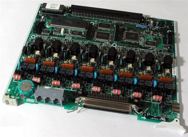 Плата 8-аналоговых внешних (городских) линий, Panasonic KX-TD50180X (подержанная)