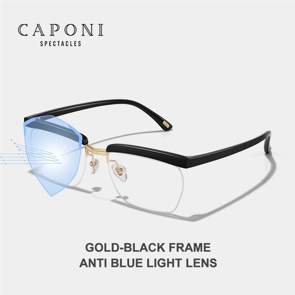 CAPONI Очки Gold-Anti blue ray