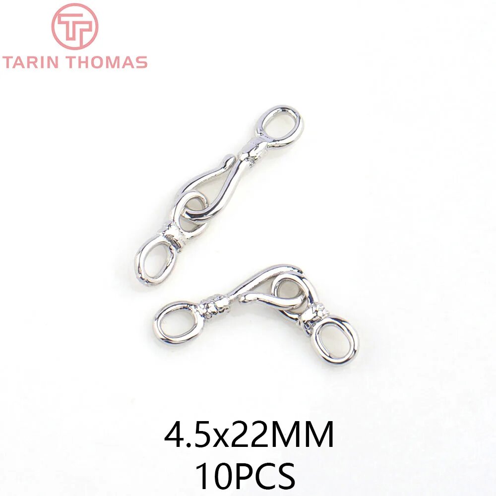 Подвески TARIN THOMAS Platinum Color 4.5x22MM 10PCS