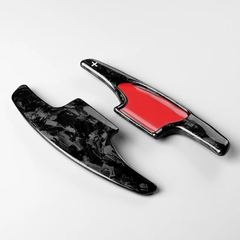 Рулевое колесо из углеродного волокна DSG Paddle Shift для Honda HR-V WRV Vezel STEP WGN City GM6 Jazz Fit GK5 Civic 2015 2016 2017 2018 Forged Carbon