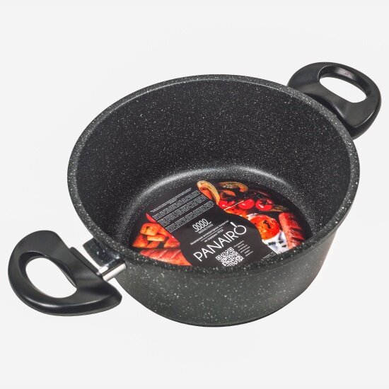 Кастрюля Panairo "Grantega induction" 2 л, с ненагревающимися ручками, индукция, б/к (Gra-KAS-2-BAС-I)