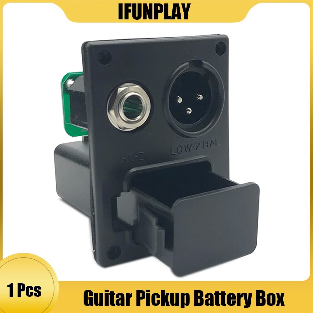 IFUNPLAY Звукосниматель для акустической гитары LC-5 черный