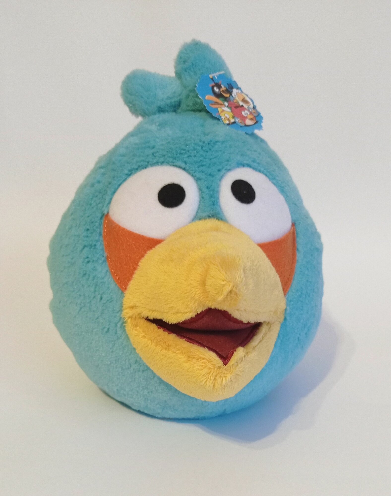 Мягкая игрушка "Angry Birds", синяя птица, 18,5 см