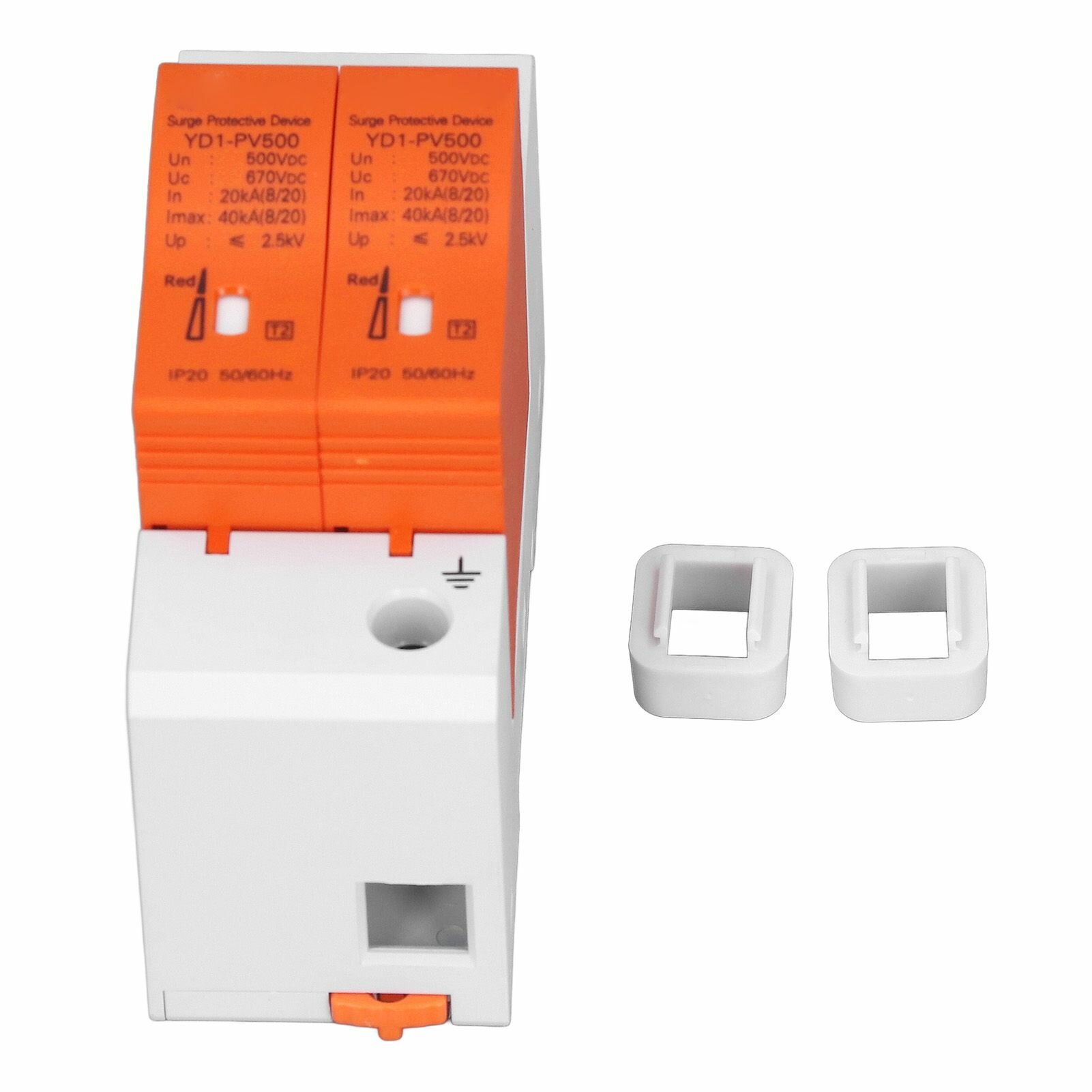 УЗИП для солнечных панелей YD1-PV500, 2P, 500VDC