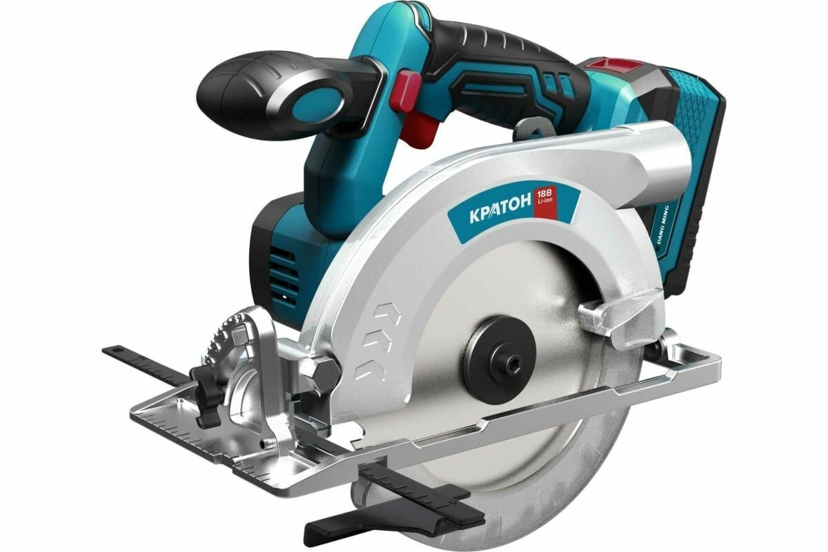 Циркулярная аккумуляторная пила кратон CS18CD165OFA SET АКБ 4.0Ач, ЗУ 3 11 01 090