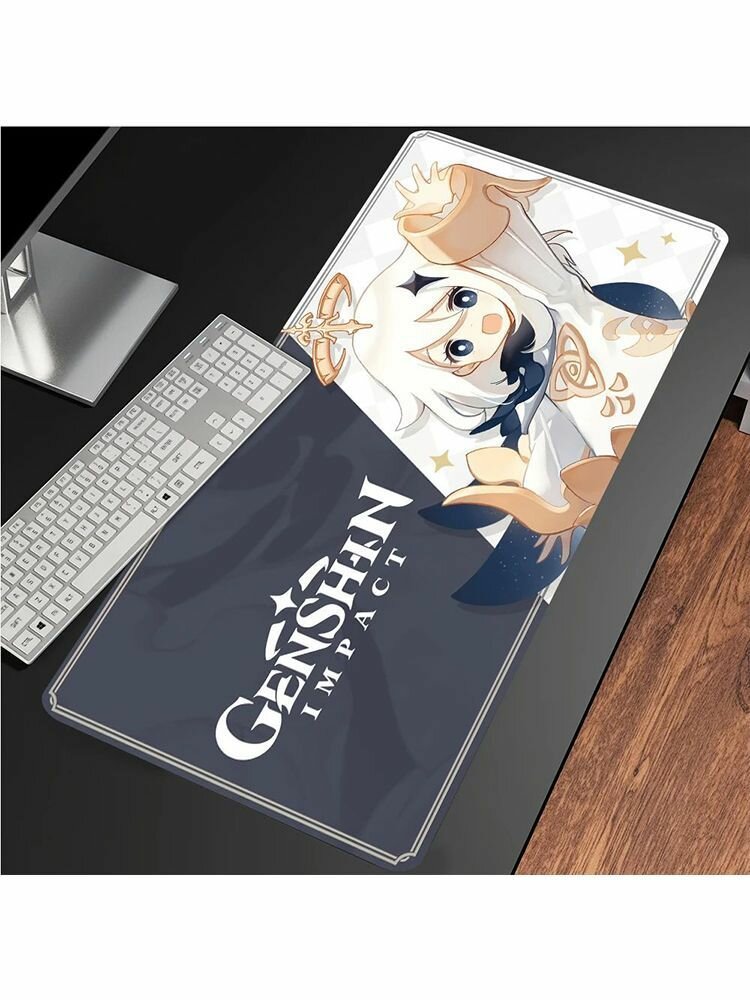 Коврик для мышки Genshin Impact, 900x400 мм, нескользящая основа