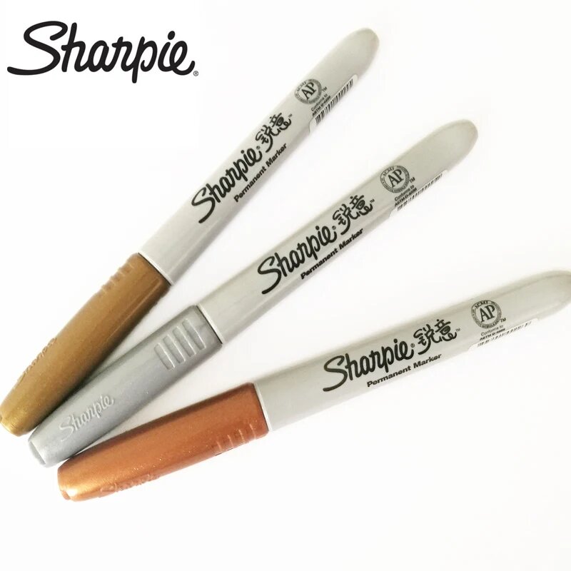 Sharpie 39100 масляный маркер, серебряный, золотой, медный copper