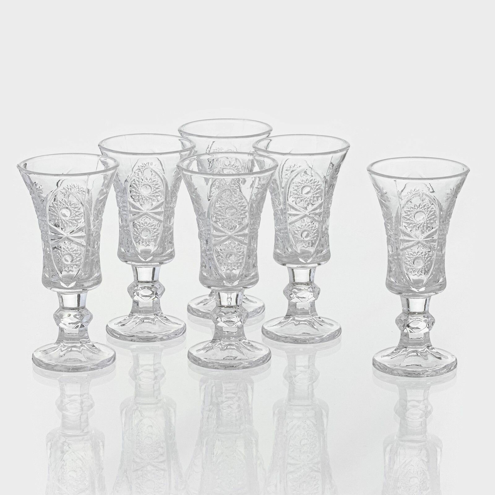 Набор рюмок на ножке 40 мл 6 шт