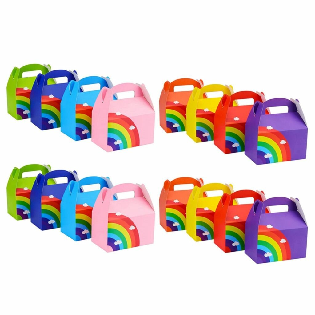 16 радужных коробок конфет